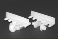 China LF83I Flexible conveyor chains with cleats for aluminium modular systems materials POM white for sale