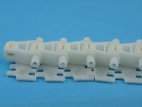 China LF103C Flexible conveyor chains with stainless steel top materials POM sideflex conveyor flat top chains for sale