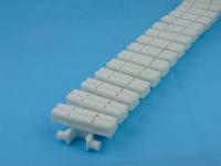 China 103F Roller top conveyor chains materials POM white color LBP CHAINS materials POM for sale