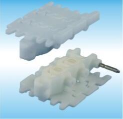 China LF63I Flexible chains with side cleats for flexible modular conveyor systems for sale