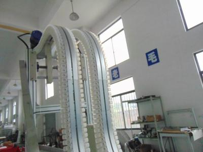 China plastic or glass bottle line conveyor systems with gripper conveyor chains width 103mm for sale
