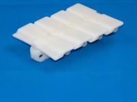 China 103H flat top flexible conveyor chains plain chains white color POM for moduline for sale