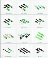 China SC APC Fiber Optic Fast Connector Assembly With Embedded for sale