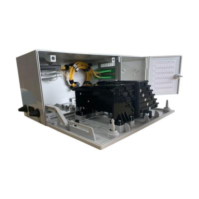 China Fiber Optic Equipment FTTH Box 48 SC Cores Fiber Optics Distribution Box IP55 for sale