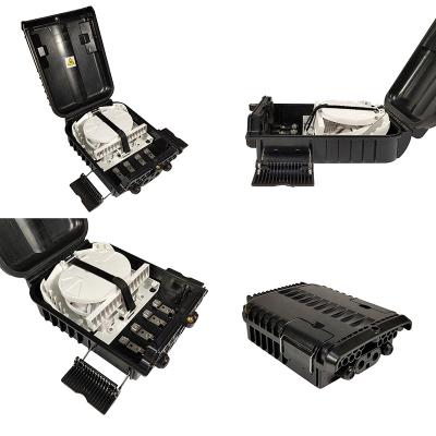 China FTTH Box 16 Core Fiber Optic Terminal Distribution Box With Wall/Pole Method for sale