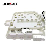 China White 8 Core fiber optic distribution frame with SC adapter and pigtails for sale