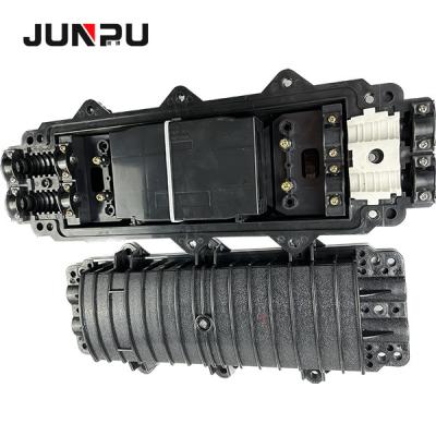 China Factory price Horizontal fiber optic splice closure 2 in 2 out full equipped for sale