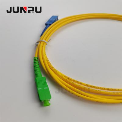 China Factory Supply Fiber Optic Patch Cord SC SC APC Fiber Optic Pigtail SM for sale