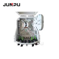 China JUNPU Outdoor Fiber Distribution Box 8 core with SC Adapter and pigtails for sale