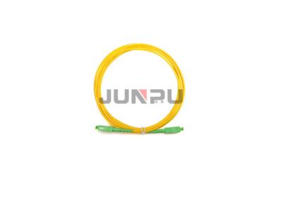 China Simplex Fiber Optic Patch Cord LC APC LSZH Singlemode for sale