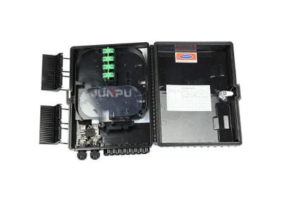 China FTTH Fiber Optic Distribution Box 16 Fibers Wall Mounted / Pole Mounted for sale