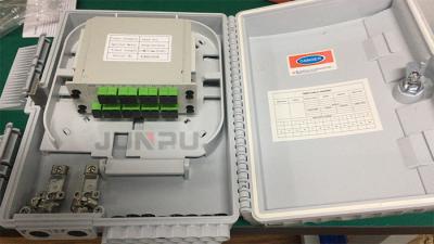 China FTTH Outdoor Fiber Optic Distribution Box 16 core with cassette splitter for sale