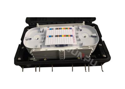 China 96 Core Weatherproof Fiber Optic Splice Closure Junction Box With 4 Trays for sale