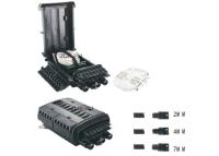 China Factory 16 Core Fiber Optic Cable IP68 Black Dome Fiber Optic Splice Closure for sale