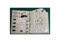 China Indoor 4 Ports Fiber Optic Cable Termination Box Wall Type With SC Adapter for sale