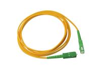 China SC APC Fiber Optic Patch Cables, fiber optic patch cord supplier for FTTH G652D for sale