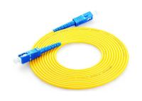 China SC Fiber Optic Pigtail Single Mode Fiber Patch Cord Simplex 3M 6M 10M for sale
