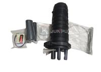 China 12 Core 24 Core 48 Core 96 Core Fiber Optic Closure Black for sale