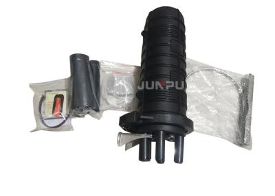 China 12 Core 24 Core 48 Core 96 Core Fiber Optic Closure Black for sale