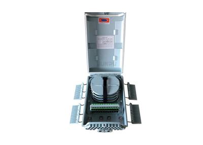 China 24 Core Outdoor Fiber Optic Distribution Box PC+ABS Material for sale