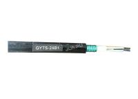 China Outdoor Single/Multi Mode Fiber Optic Cable, GYTS with FRP, LSZH for sale
