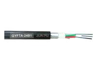 China Outdoor Single/Multimode  Mode Fiber Optic Cable , a fiber optic cable with PE/APL for sale