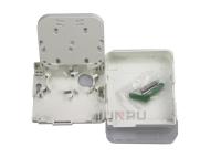 China White Color Fiber Optic Cable Termination Box , PC+ABS fiber optic cable box for sale