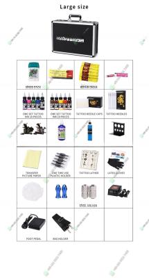 China Rotary Tattoo Machines Gun Kits for Body Tattoo Complete Professional Set from OEM for sale
