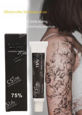 China High Quality Tattoo Numbing Cream CS 75% for Permanent Makeup Skin Numb Fast for sale