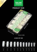 China Customized Design Natural Color False Nails for Salon Nail Art Full Cover French for sale