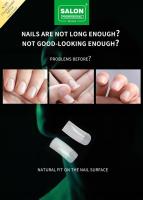 China Customized Design Natural Color False Nails for Salon Nail Art Full Cover French for sale