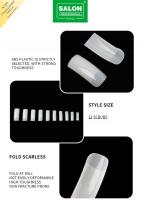 China A101 Natural Color Full Cover False Nails Tips for Professional French Manicure Style for sale