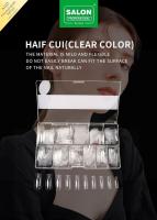 China A102 Full Cover Super Soft Custom Long Fake Nails Clear Color for Nail Salon Home DIY for sale