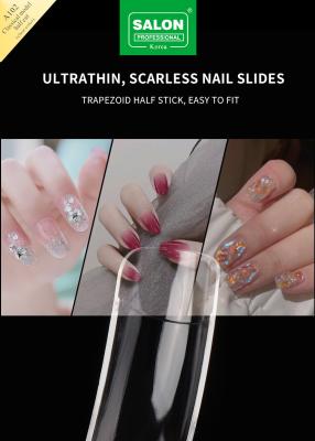 China Nail Gel Quick Building Mold Tips Extra Long Straight ABS Nails Custom Logo Finger Extension UV Builder Nails Art Tools for sale