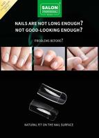 China DIY Nail Art Full Cover Soft Gel Nail Tips for Fingers Extension and Quick Building for sale
