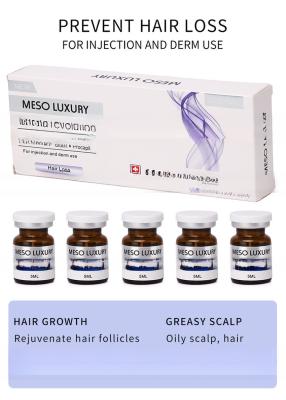 China Effective Hair Loss Treatment with Meso Organic Hair Growth Serum 5ml x 5 Vials/Box for sale