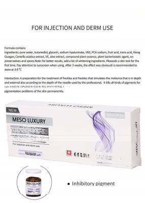 China Effective Freckle Removal Skin Booster Anti-Aging Skin Care Private Logos Lightening Firming Whitening Face Serum Injection for sale
