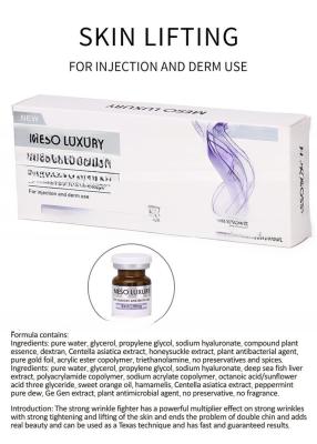 China Skin Booster Facial Mesotherapy Serum Anti-Aging Wrinkles Removal Face Lifting Moisturizer Meso Injection Serum for sale