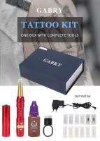 China Factory Price Tattoo Pen Set Wireless Strong Motor Permanent Makeup Machine Tattoo Set for sale