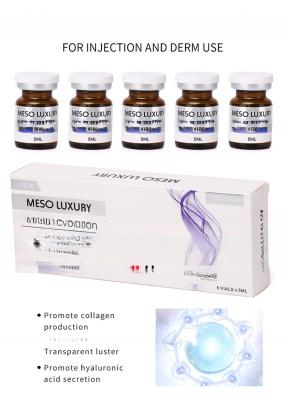 China 5ml Skin Whitening Collagen Mesotherapy Serum Solution Hyaluronic Acid Skin Booster Injection for Face for sale