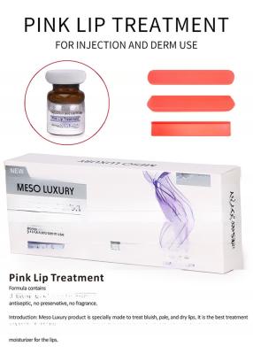 China Pink Lip Treatment Repairing Filler Injection 5ml * 5 vials/box Meso Luxury Dermal for sale