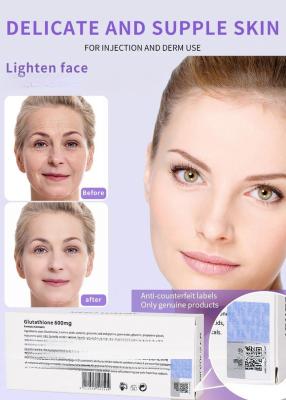 China Glutathione 600mg Skin Whitening Anti-Aging Injectable Mesotherapy Serum 5 Vials/Box for sale