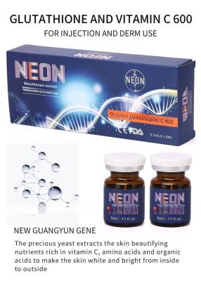 China Neon Brand Glutathione Vitamin C Whitening Freckle Mesotherapy Serum Remove Melasma Dark Spots Anti Aging Dermal Filler for sale