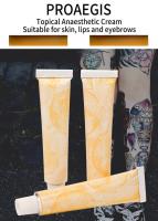 China Blank Tube Tattoo Numbing Cream Eyebrow Lip Tattoo Private Label Semi-Permanent Makeup Painless Cream 10g OEM for sale