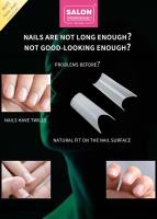China Natural Matte Color Smile Shape Fake False Nails Full Cover Square Seamless Plain Nail Art Tips for sale