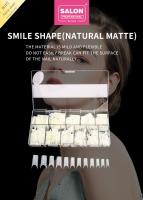 China Professional Square Full Cover Nail Tips Natural Matte False Nails Press on Nails Extend Beauty Salon Art for sale