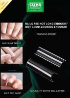 China Professional Salon Nails Seamless Square Straight Clear Color Half Cover Press on Nail Tips for sale