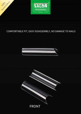 China Factory Wholesale Square Artificial Finger False Nails Full Cover French Fake Nails Extra Long Nail Tips for sale