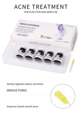 China Skincare Acne Treatment Moisturizing Collagen Repairing Whitening Face Mesotherapy Serum Injection Remove Pimples Acne for sale