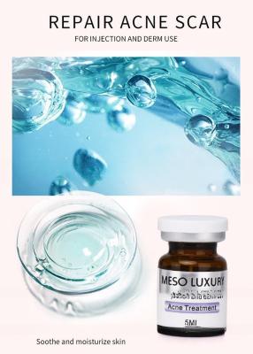 China Acne Removal Mesotherapy Serum 5ml Acne Scar Removal Treatment Smooth Damaged Skin Whitening Moisturizing Face Injection Serum for sale